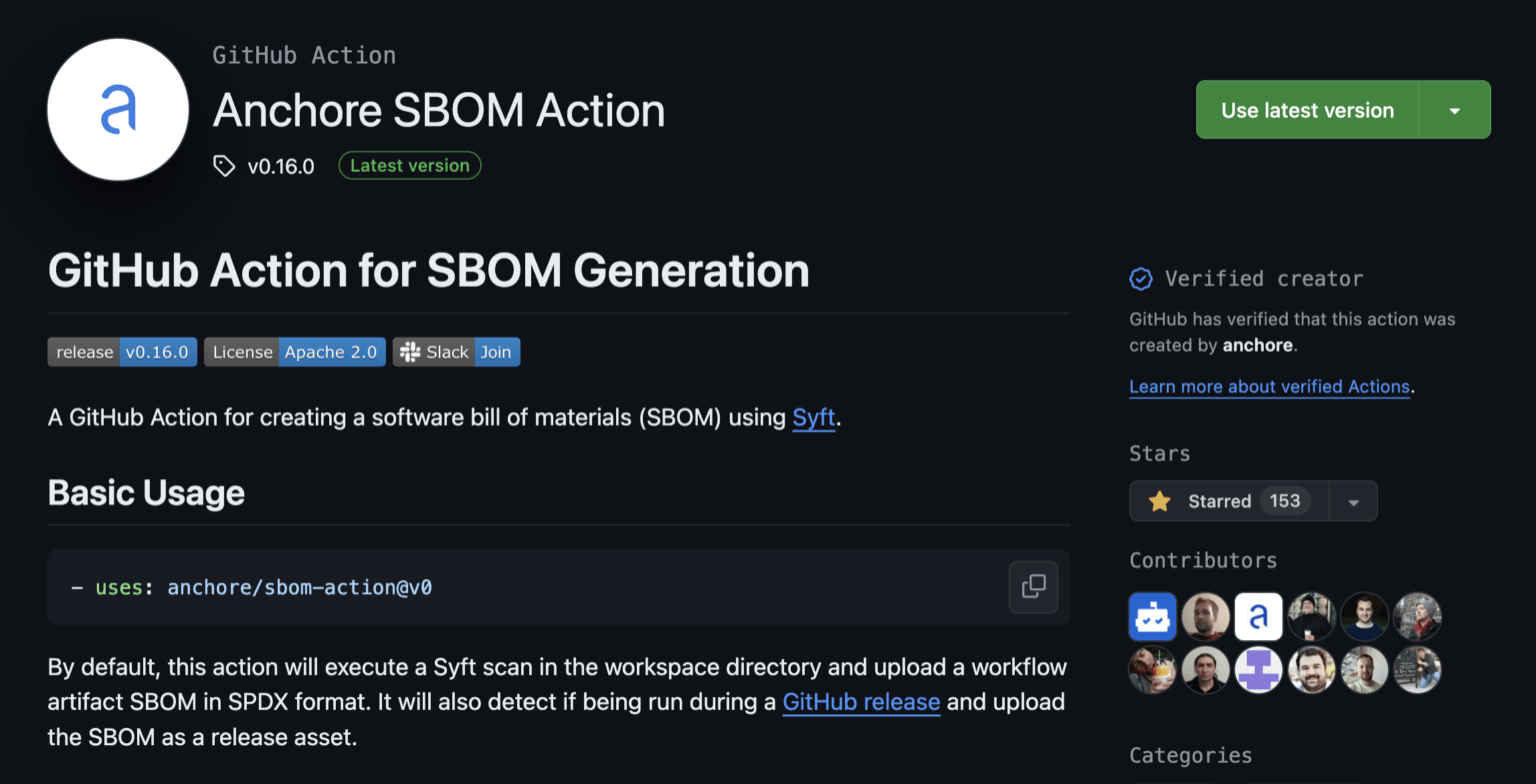 Add SBOM Generation to Your GitHub Project with Syft | Anchore